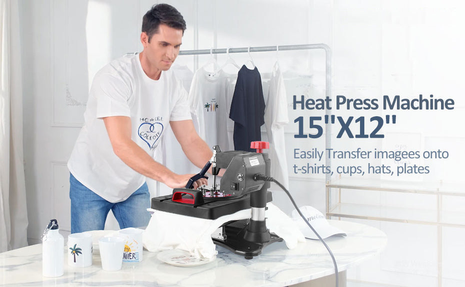 AKEYDIY Upgraded 5-in-1 Heat Press Machine | Digital Combo Kit – Akeydiy